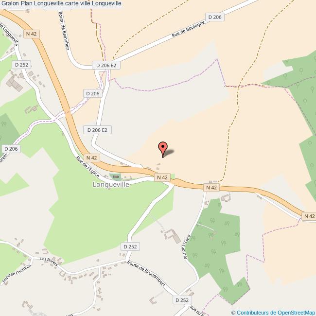 Plan Longueville carte ville Longueville