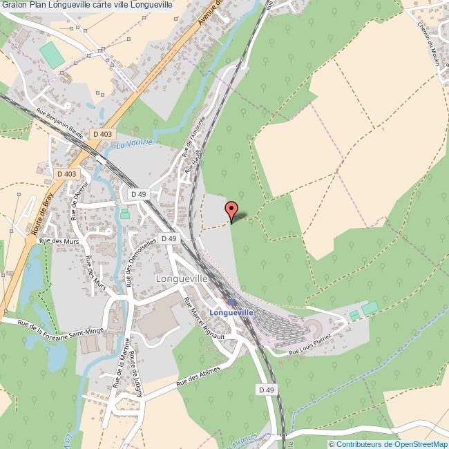 Plan Longueville carte ville Longueville