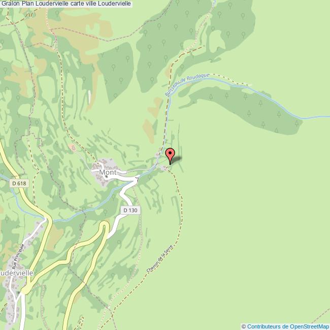 Plan Loudervielle carte ville Loudervielle