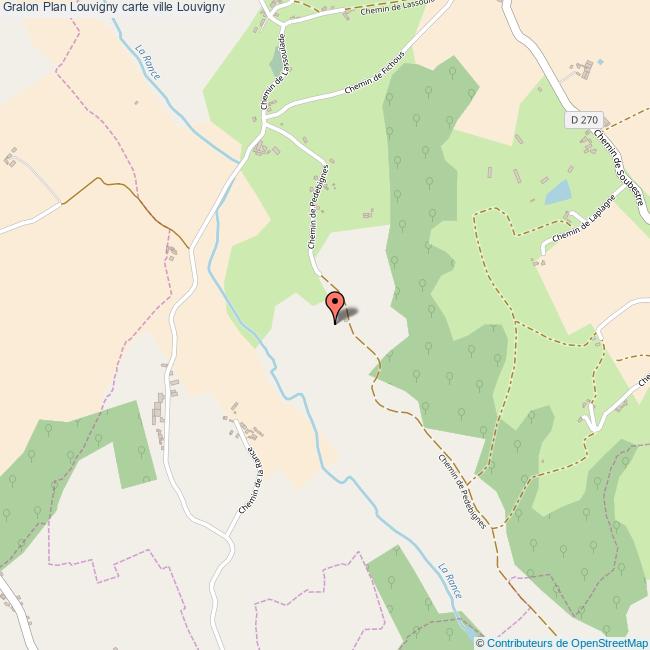 Plan Louvigny carte ville Louvigny