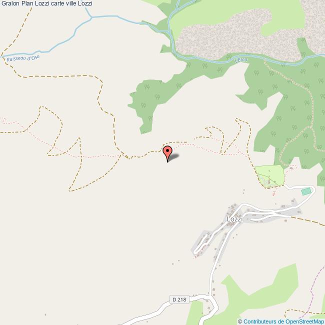 Plan Lozzi carte ville Lozzi