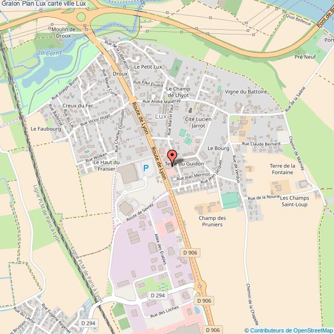 Plan Lux carte ville Lux