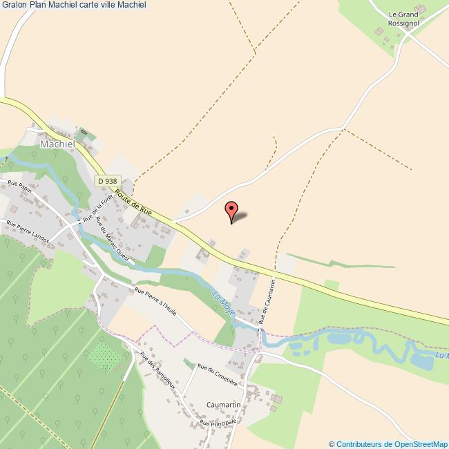 Plan Machiel carte ville Machiel