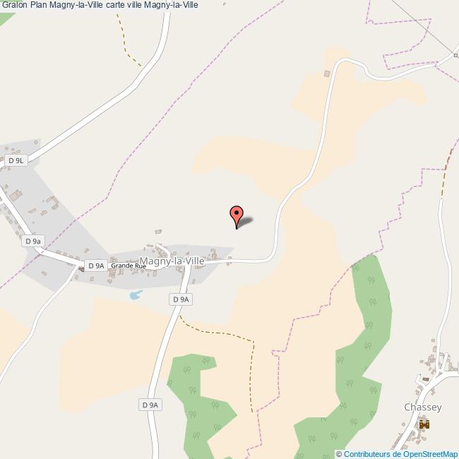 Plan Magny-la-Ville carte ville Magny-la-Ville