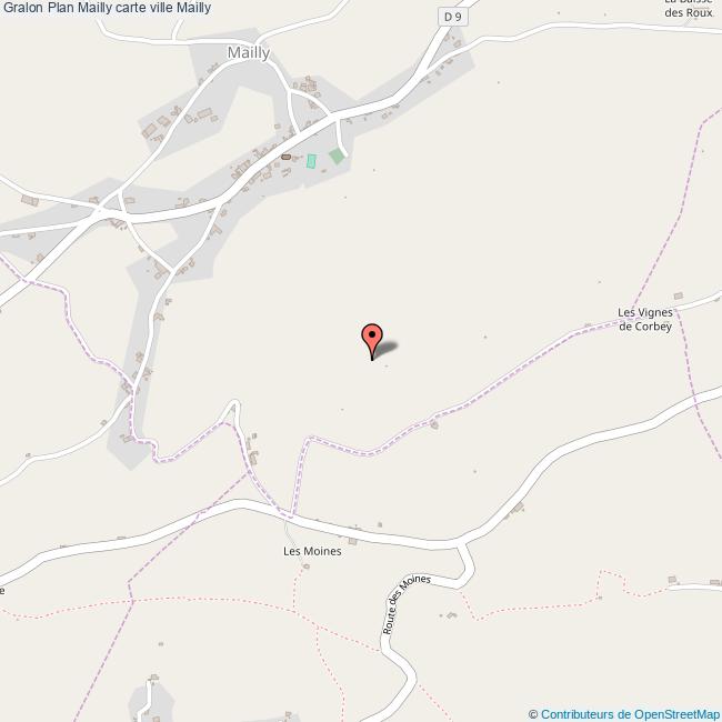 Plan Mailly carte ville Mailly