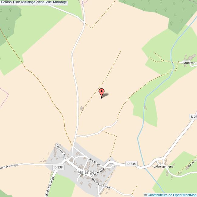 Plan Malange carte ville Malange