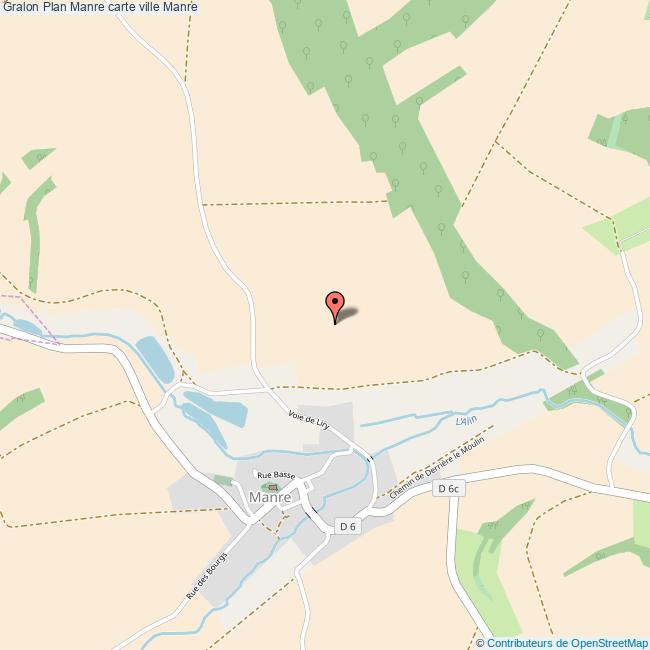 Plan Manre carte ville Manre