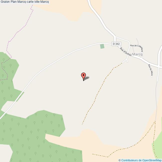 Plan Marcq carte ville Marcq