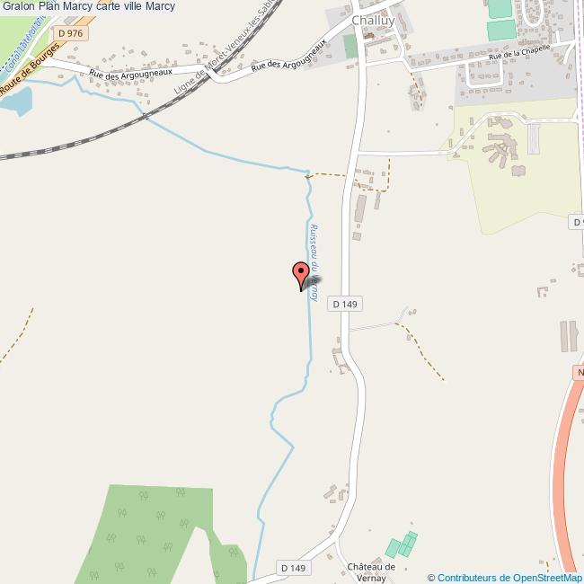 Plan Marcy carte ville Marcy