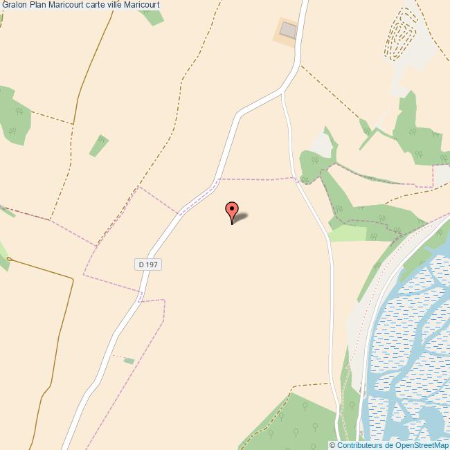 Plan Maricourt carte ville Maricourt