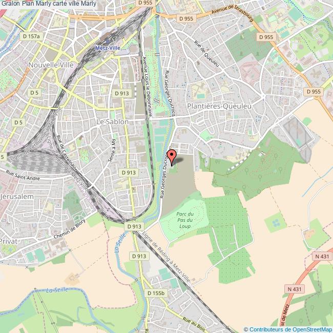 Plan Marly carte ville Marly