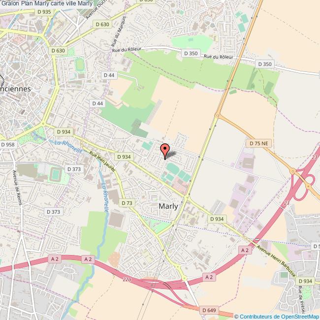 Plan Marly carte ville Marly