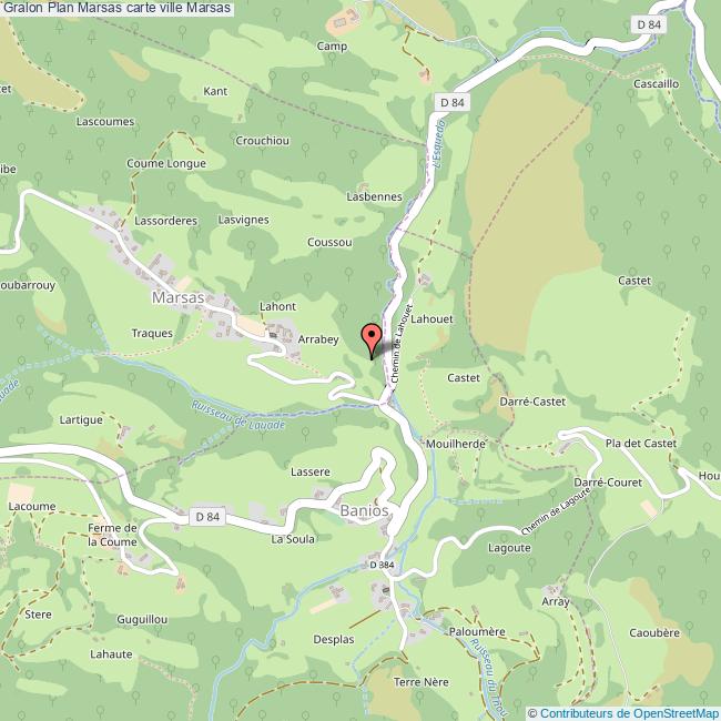 Plan Marsas carte ville Marsas