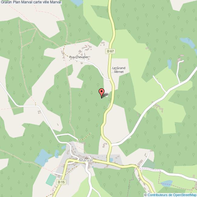 Plan Marval carte ville Marval