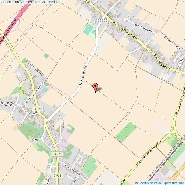 Plan Messas carte ville Messas