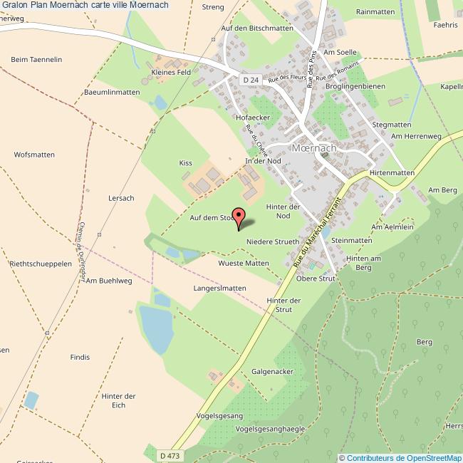 Plan Moernach carte ville Moernach