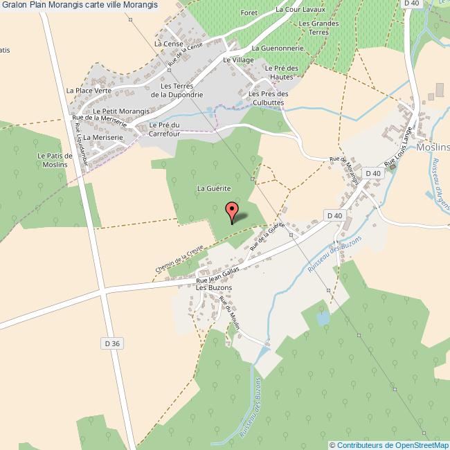 Plan Morangis carte ville Morangis