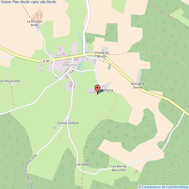Plan Murlin carte ville Murlin