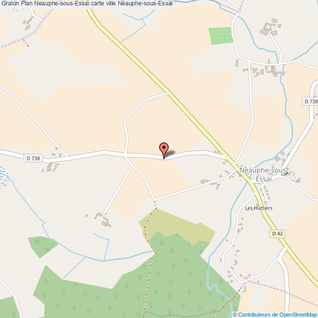 Plan Neauphe-sous-Essai carte ville Neauphe-sous-Essai