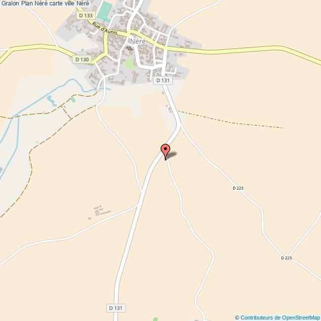 Plan Néré carte ville Néré