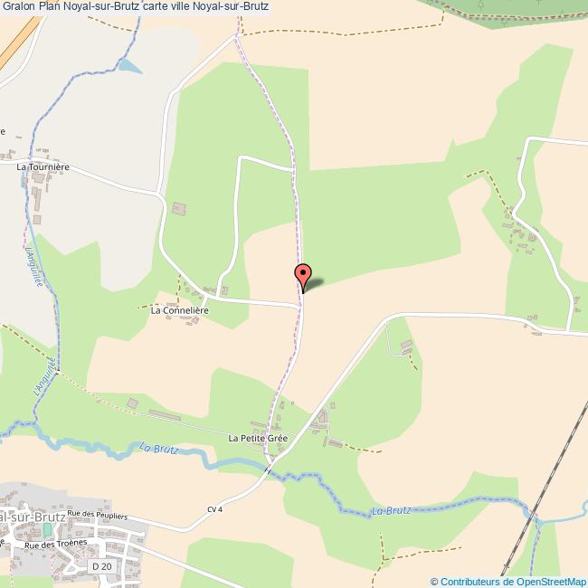 Plan Noyal-sur-Brutz carte ville Noyal-sur-Brutz