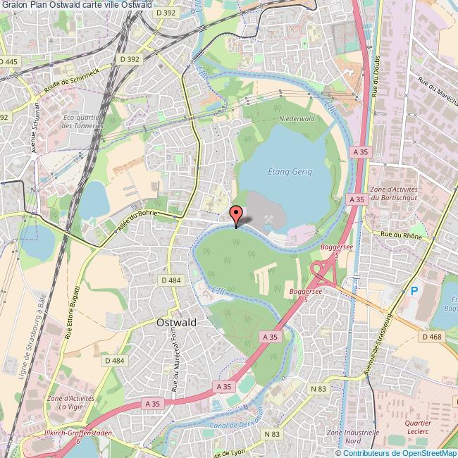 Plan Ostwald carte ville Ostwald