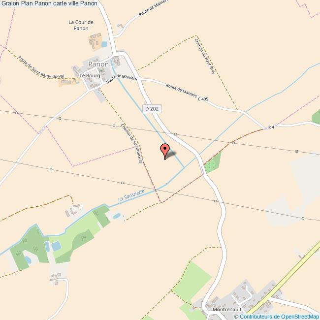 Plan Panon carte ville Panon