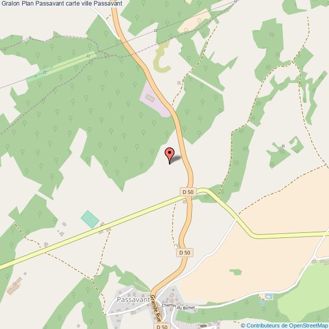 Plan Passavant carte ville Passavant