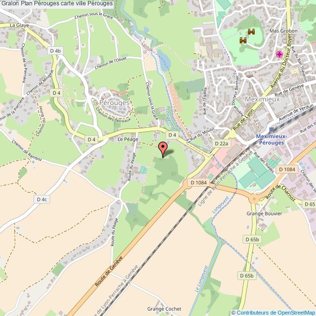 Plan Pérouges carte ville Pérouges