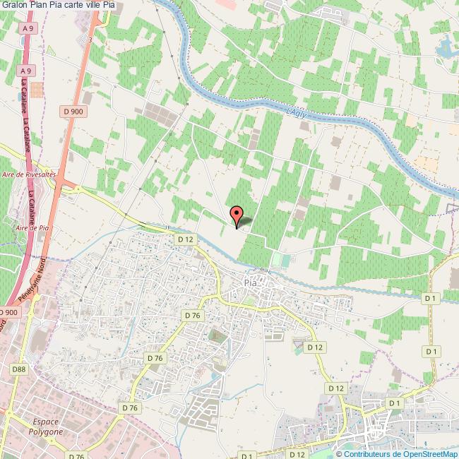 Plan Pia carte ville Pia