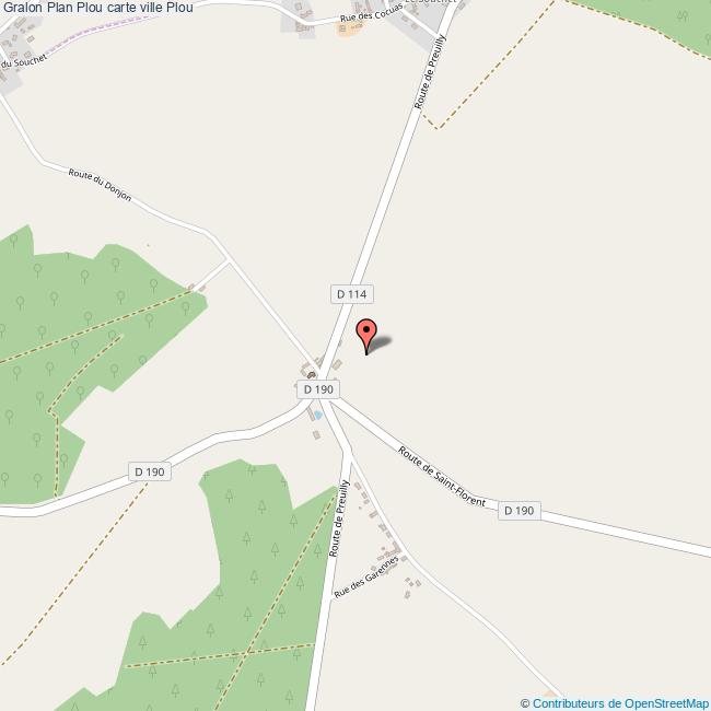 Plan Plou carte ville Plou