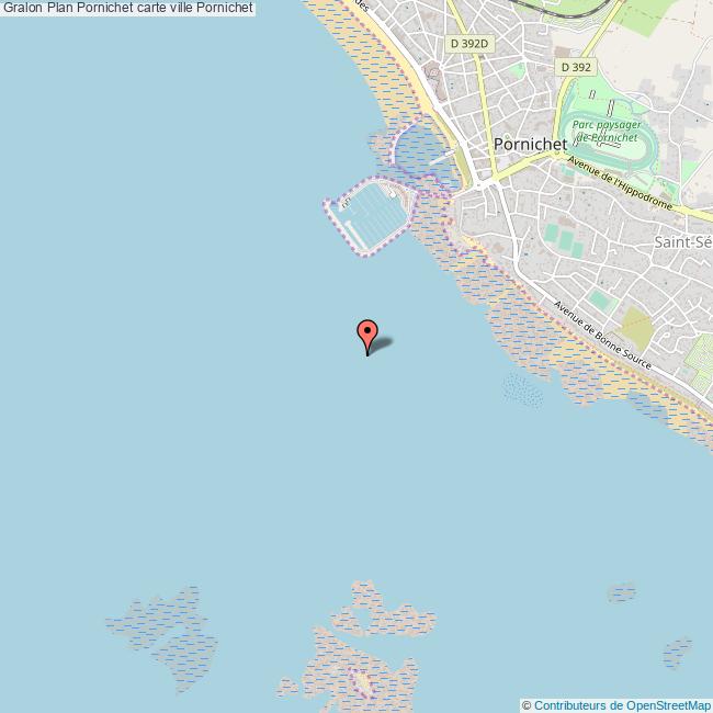 Plan Pornichet carte ville Pornichet