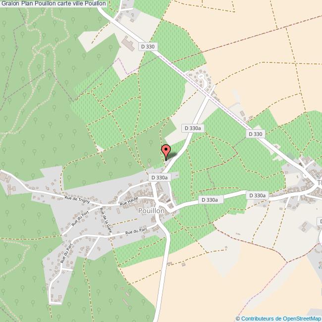 Plan Pouillon carte ville Pouillon