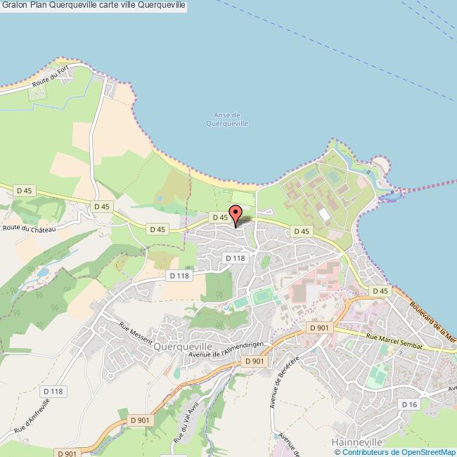 Plan Querqueville carte ville Querqueville