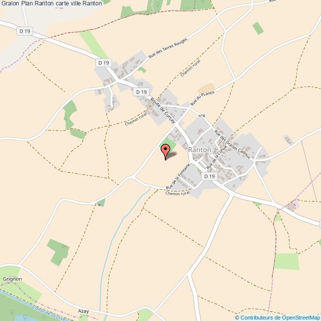 Plan Ranton carte ville Ranton