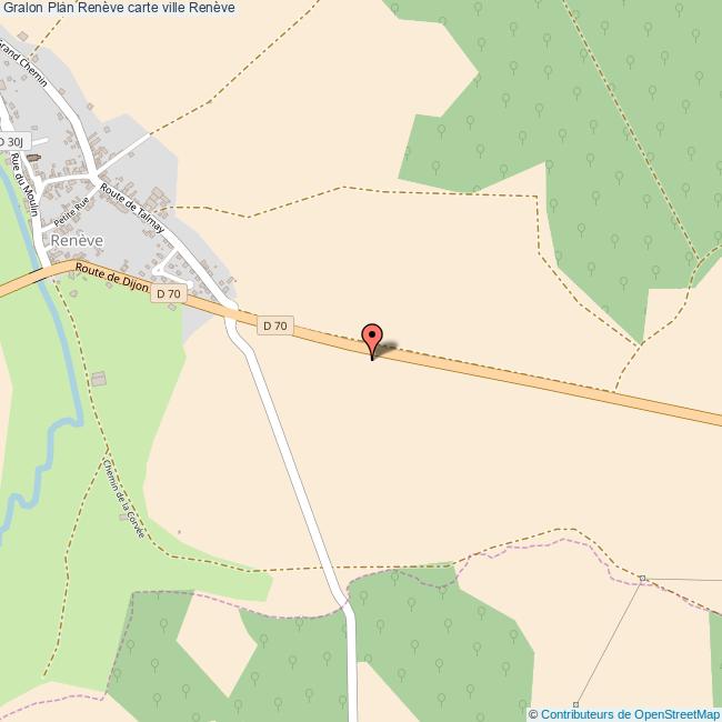 Plan Renève carte ville Renève