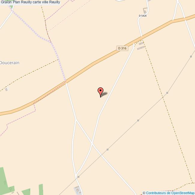 Plan Reuilly carte ville Reuilly