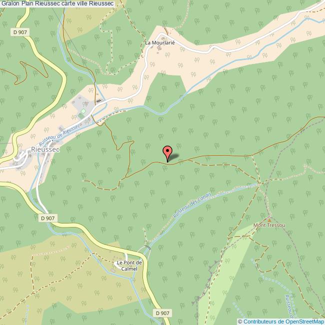 Plan Rieussec carte ville Rieussec