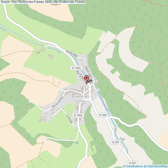 Plan Rivière-les-Fosses carte ville Rivière-les-Fosses