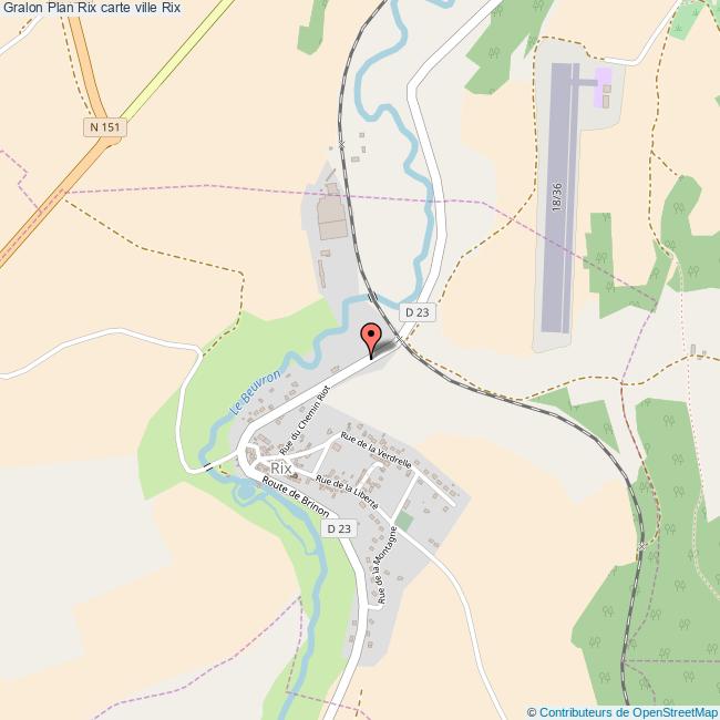 Plan Rix carte ville Rix
