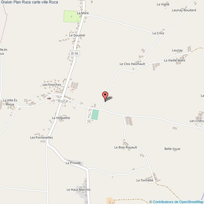 Plan Ruca carte ville Ruca