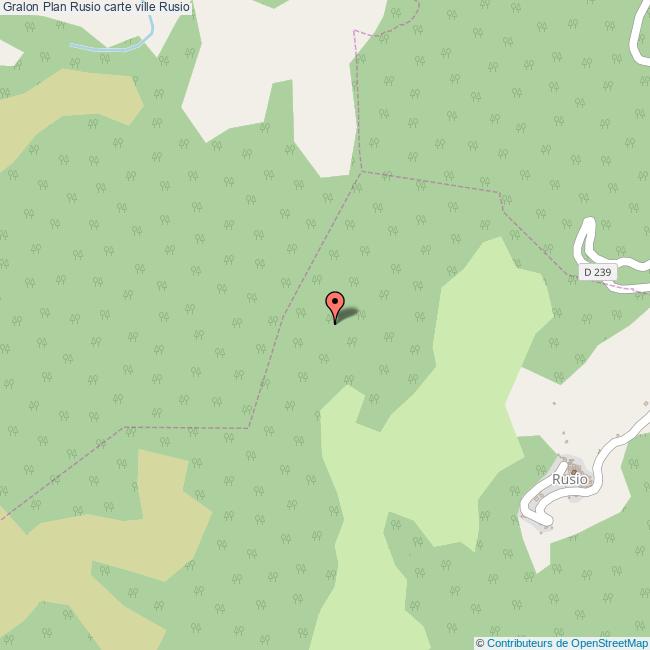 Plan Rusio carte ville Rusio