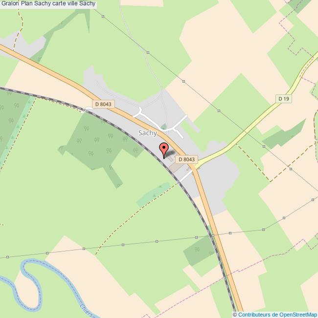 Plan Sachy carte ville Sachy