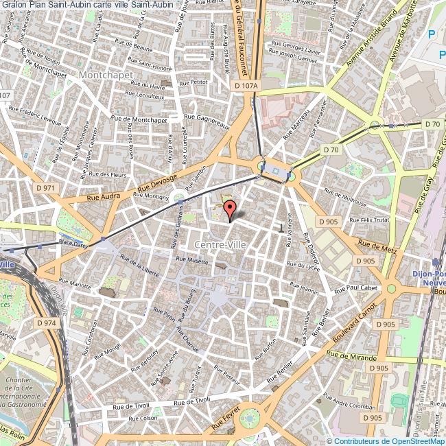 Plan Saint-Aubin carte ville Saint-Aubin