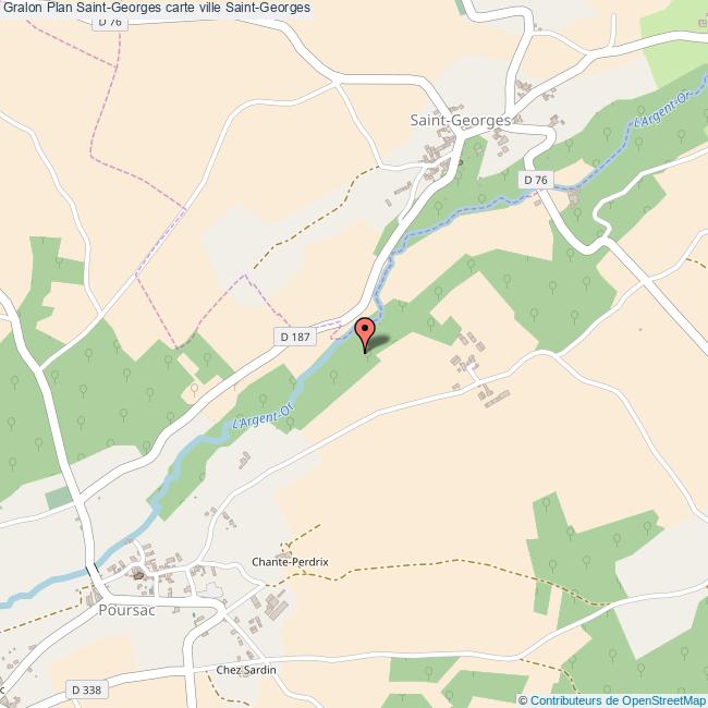 Plan Saint-Georges carte ville Saint-Georges