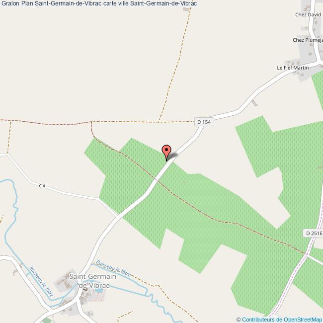 Plan Saint-Germain-de-Vibrac carte ville Saint-Germain-de-Vibrac