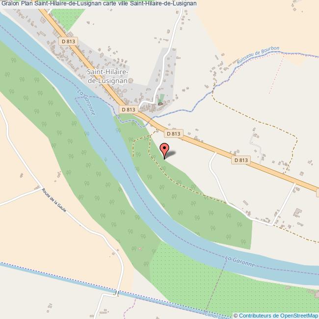 Plan Saint-Hilaire-de-Lusignan carte ville Saint-Hilaire-de-Lusignan