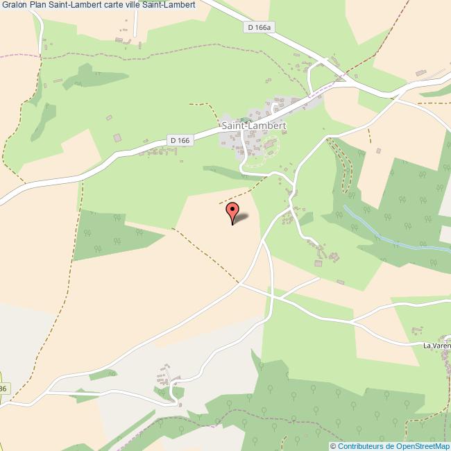 Plan Saint-Lambert carte ville Saint-Lambert
