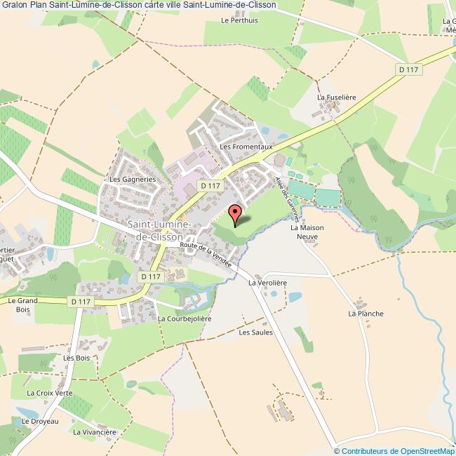 Plan Saint-Lumine-de-Clisson carte ville Saint-Lumine-de-Clisson