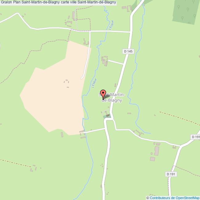Plan Saint-Martin-de-Blagny carte ville Saint-Martin-de-Blagny